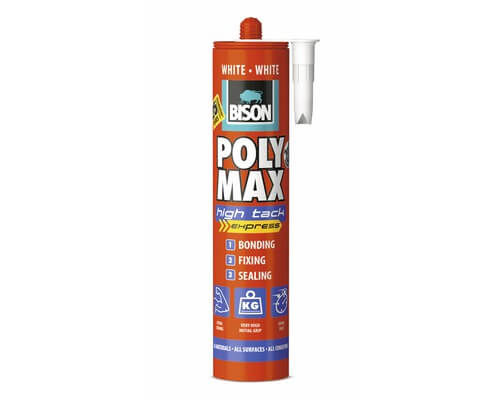 Silicon polymax alb high tack express Bison 425gr - Magazin instalatii ...